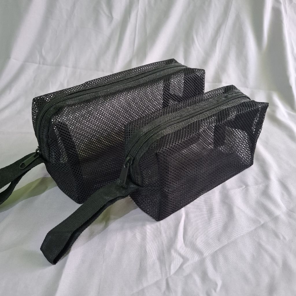 Jual GRESTA - POUCH STORAGE JARING TRANSPRAN PENYIMPANAN MAKEUP ...