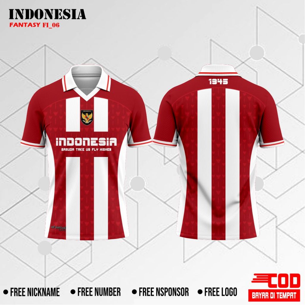 Jual Jersey FANTASY INDONESIA FI06 Terbaru 2025 Full Printing Premium ...