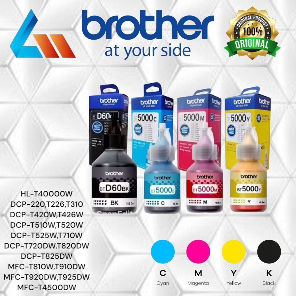 Jual TINTA BROTHER ORIGINAL 1SET UNTUK TIPE PRINTER HL-T40000W/DCP-220 ...