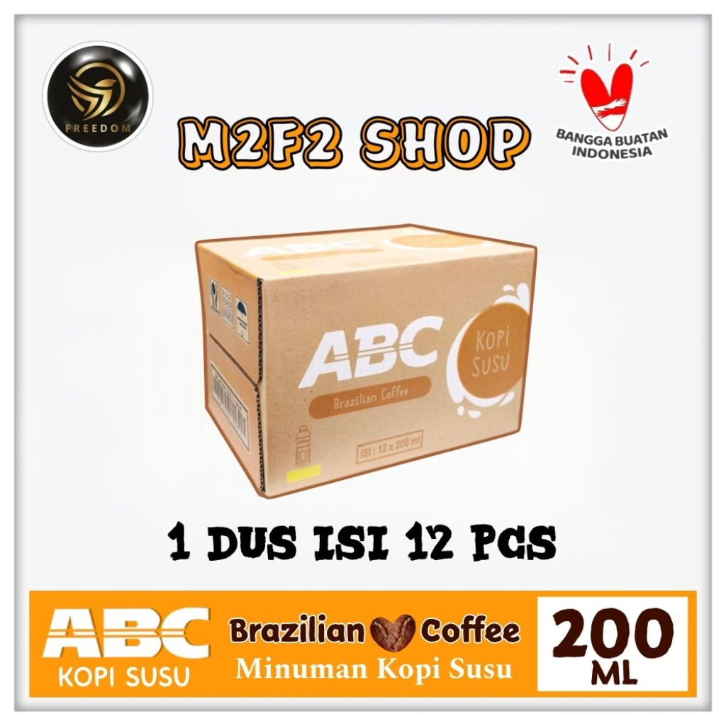 Jual Kopi Susu ABC Brazilian Coffee Botol Pet - 200 ml (Kemasan Karton ...