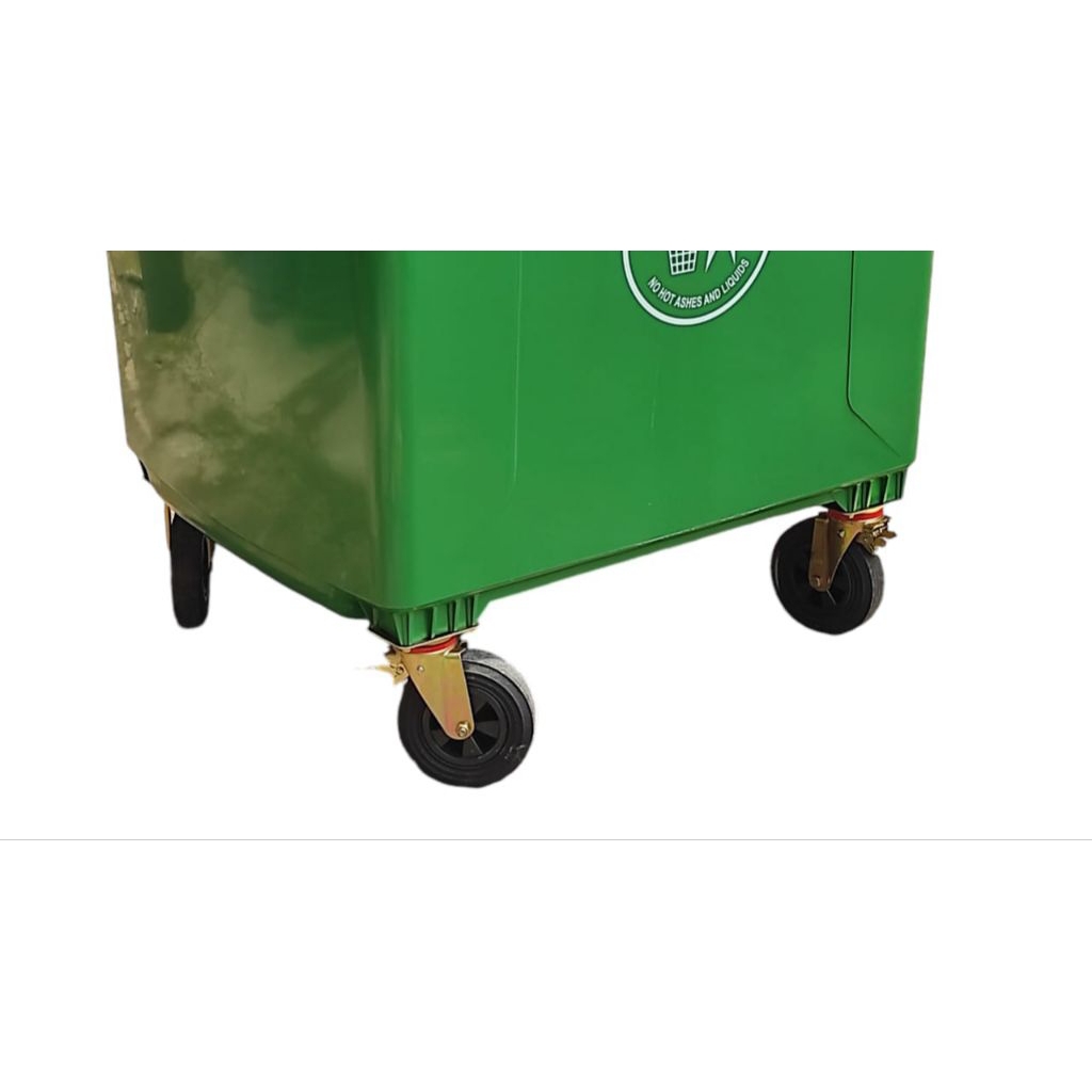 Jual Roda tempat sampah hdpe plastik ukuran 660L/1100L | Shopee Indonesia