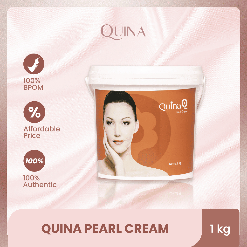 Jual Quina Pearl Cream 1kg/Cream wajah/foundation Kosmetik BPOM ...