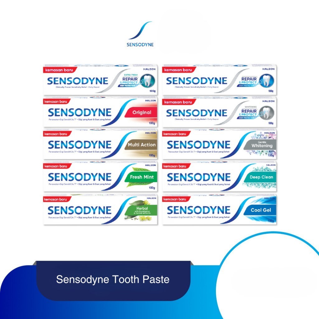 Jual AS Sensodyne Pasta Gigi Sensitif Sensitive Odol 100 / 160 Gr ...