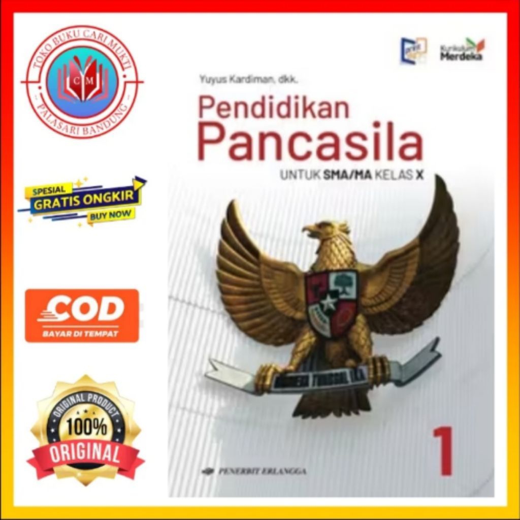 Jual BUKU PENDIDIKAN PANCASILA UNTUK SMA/MA KELAS 10 KURIKULUM MERDEKA BEKAS ORIGINAL | Shopee ...