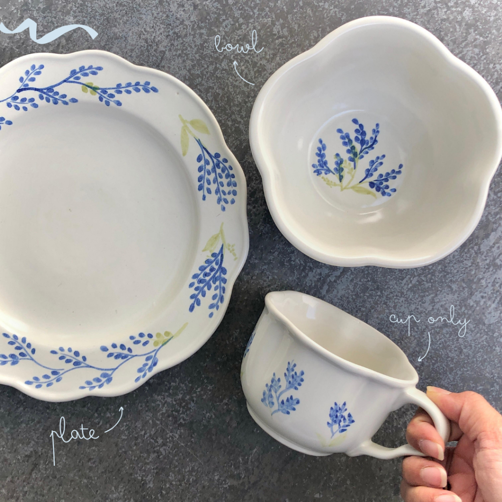 Jual KALA FLOWERIE SET | PIRING SAJI MINIMALIS | PIRING MAKANAN RINGAN ...