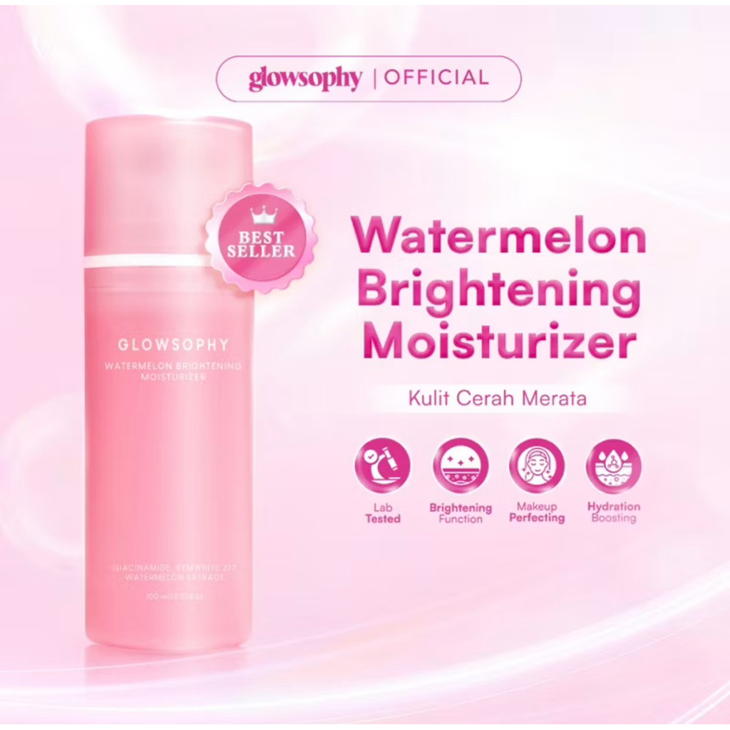Jual Glowsophy Watermelon Brightening Moisturizer Skin Barrier ...
