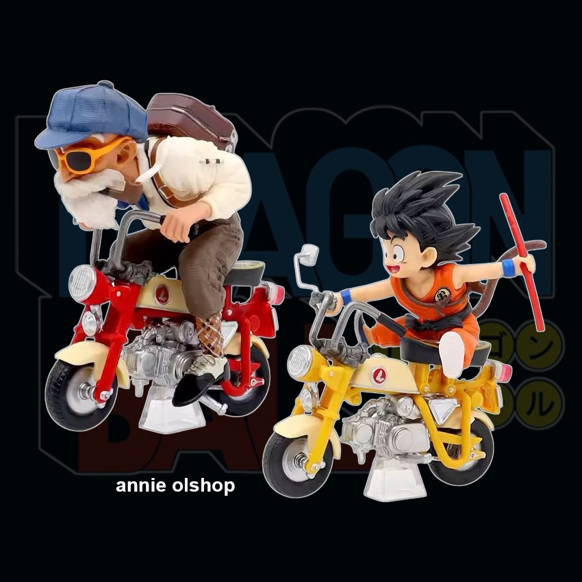 Jual ACTION FIGURE DRAGON BALL MASTER ROSHI FIGUR KAMESENI X KID GOKU ...