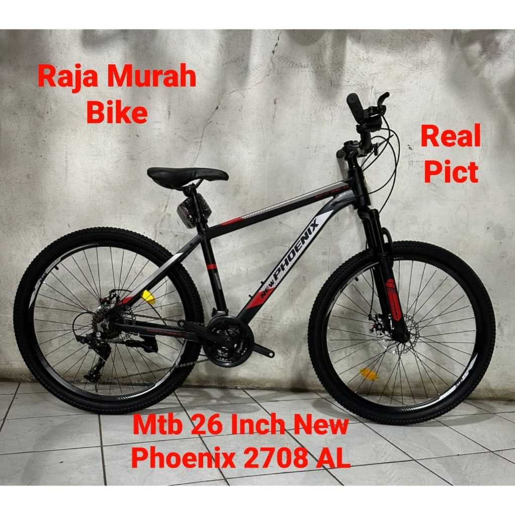 Jual Sepeda Gunung Mtb 26 Inch New Phoenix 2708 AL Sepeda Gunung 26 ...
