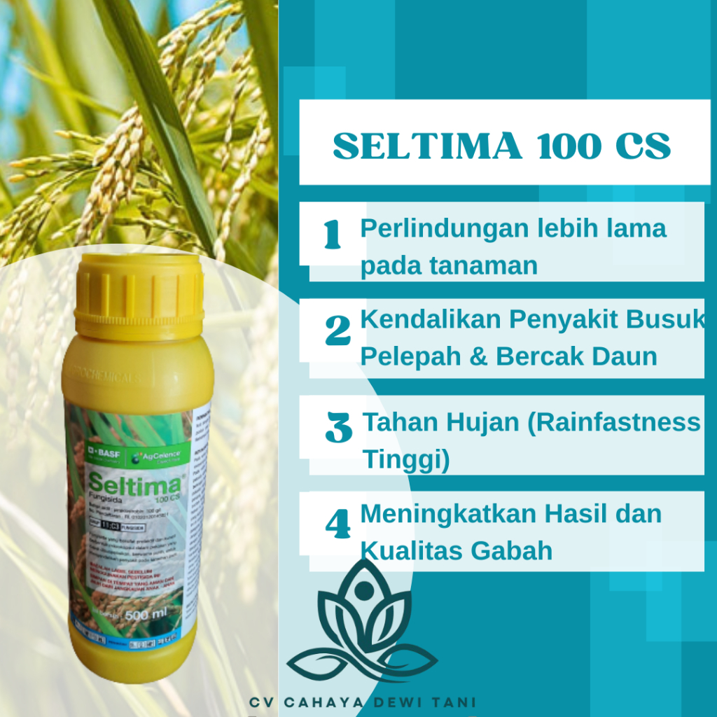 Jual SELTIMA 100 CS Fungisida Mengendalikan Penyakit Jamur Blast Busuk ...
