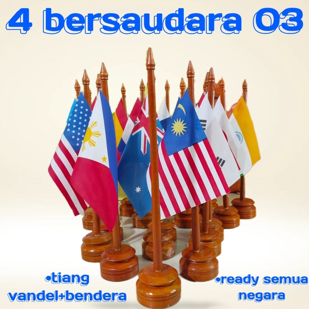Jual tiang vandel+bendera,TINGGI TIANG:40CM READY STOK BAHAN ...