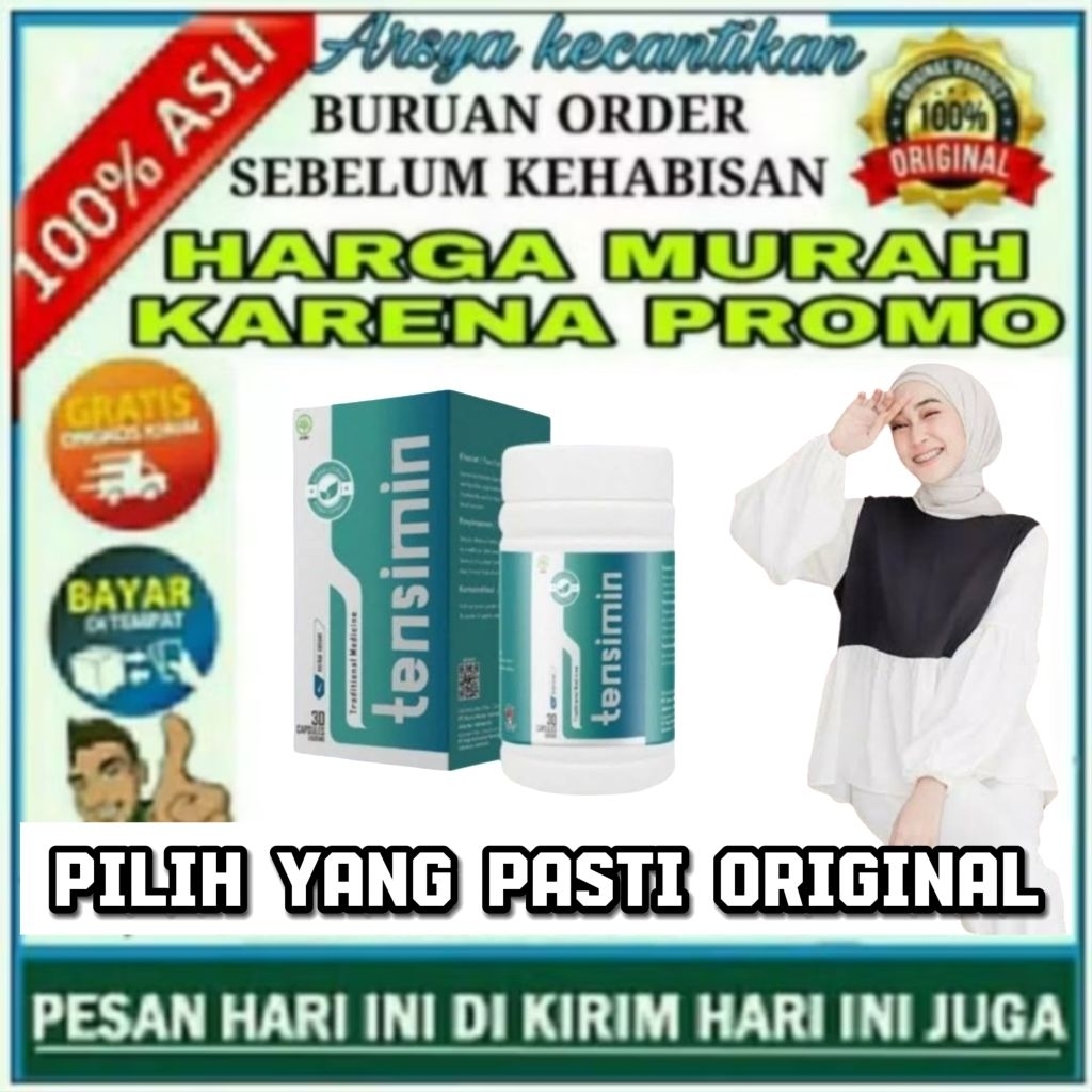Jual Tensimin Asli Original Obat Tekanan Darah Tinggi Kolestrol Jantung ...
