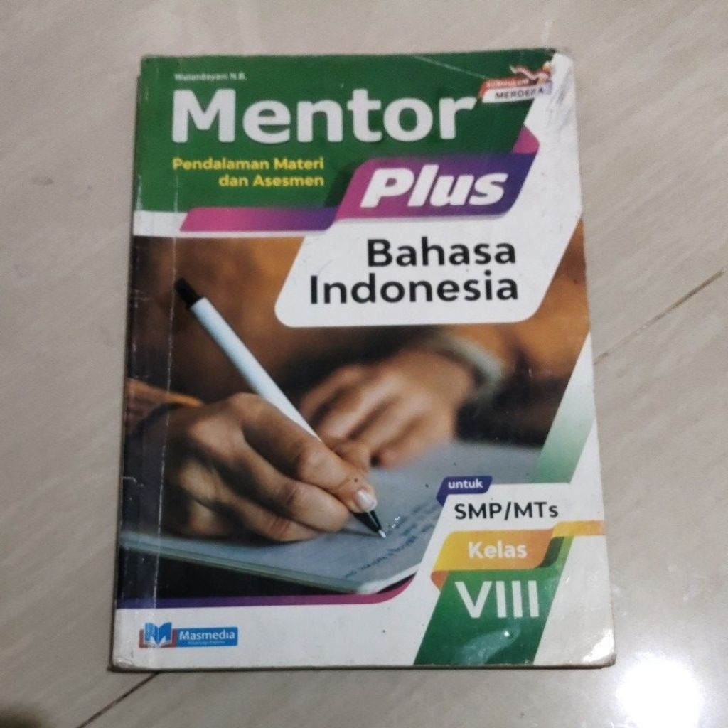 Jual BUKU ORI BUKU MENTOR PLUS BAHASA INDONESIA KELAS 2 SMP PENERBIT MASMEDIA KURIKULUM MERDEKA ...