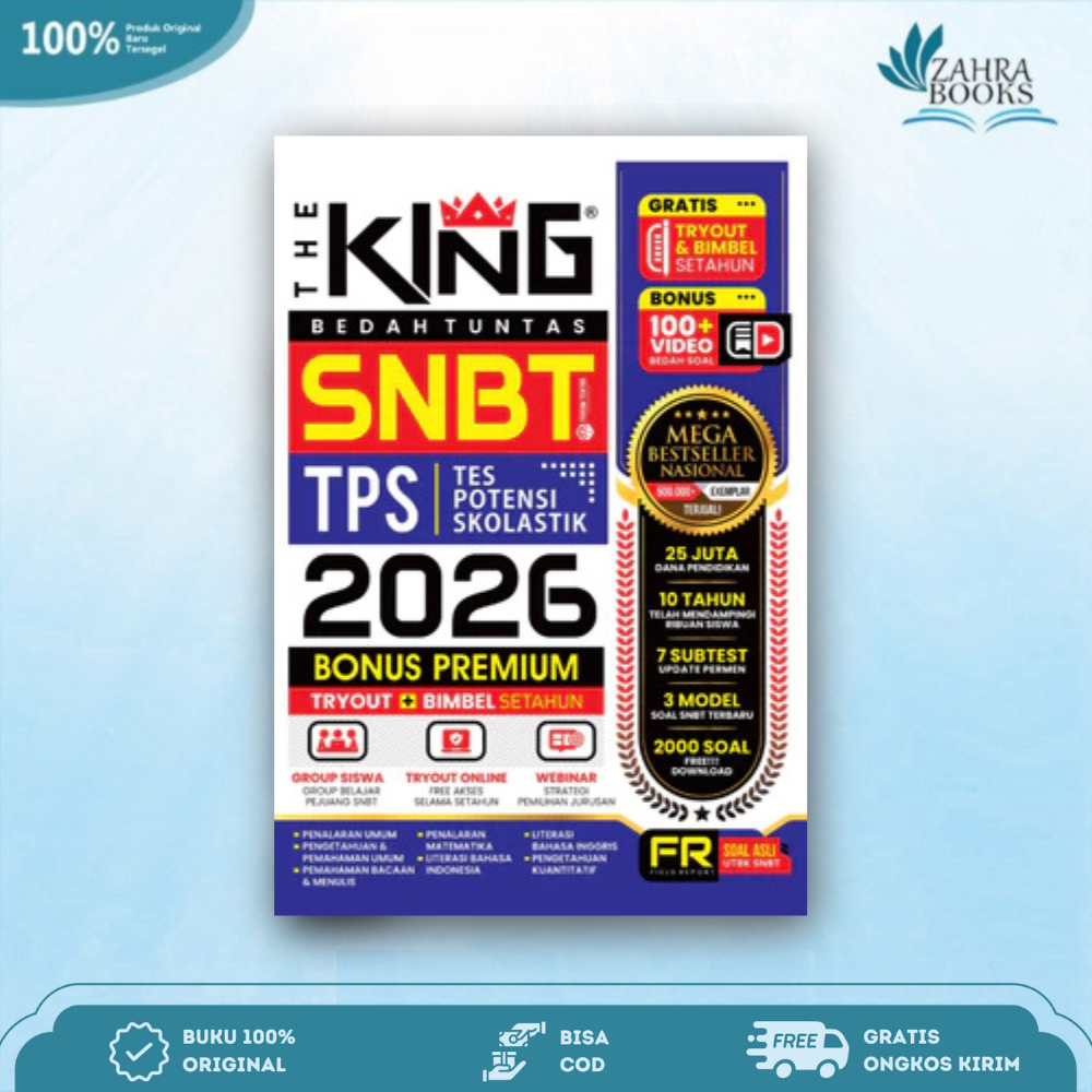 Jual Buku The King Bedah Tuntas Tps SNBT 2026 - Forum Tentor Indonesia - Forum Edukasi | Shopee ...
