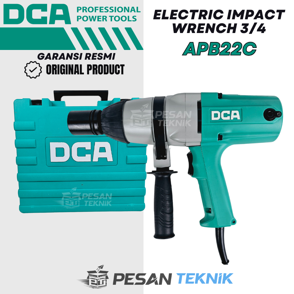 Jual Mesin Pembuka Baut Listrik APB22 Electric Impact Wrench 3/4" DCA ...