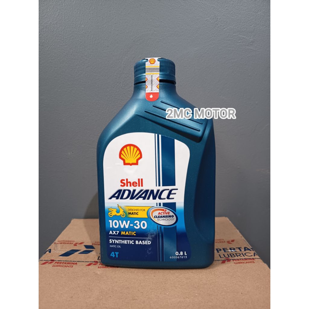 Jual Oli Shell Advance AX7 10W-30 Matic 800ML/0,8 Liter/Oli Mesin Motor ...
