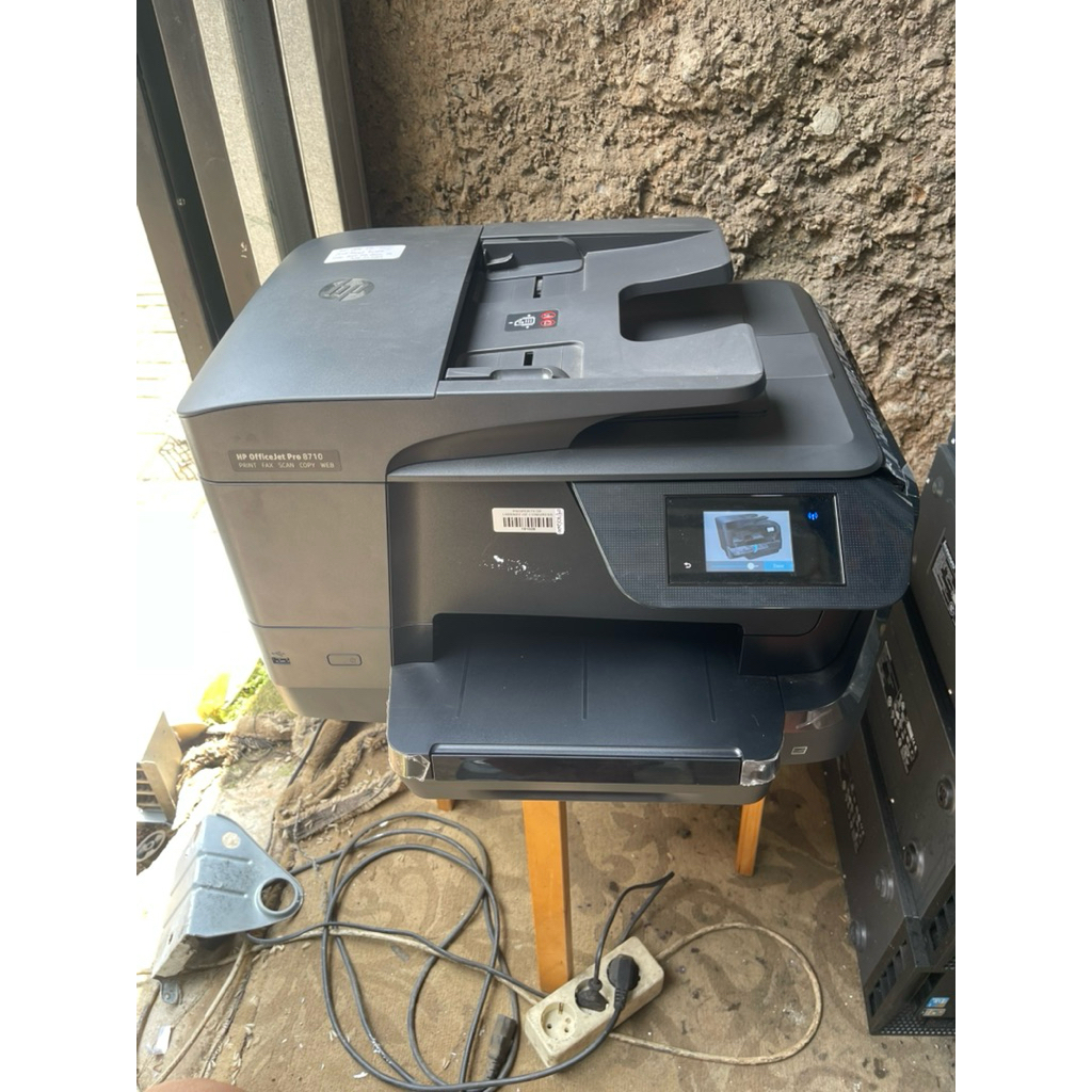 Jual printer hp Officejet Pro 8710 mesin hidup tanpa catrige minus kaca ...