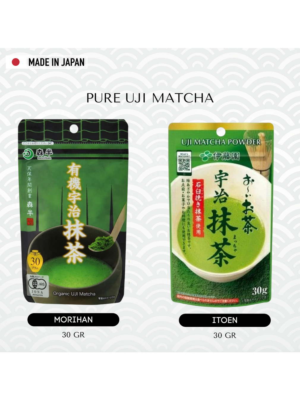 Jual Morihan Matcha | Itoen Matcha | Uji Matcha | Pure Matcha Powder ...