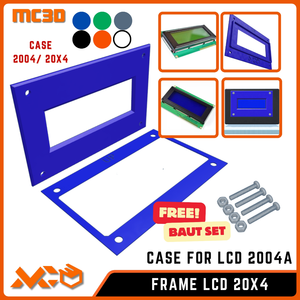 Jual FRAME LCD 20X4 CASE LCD 20X4 2004 2004A LENGKAP BEZEL LCD ...