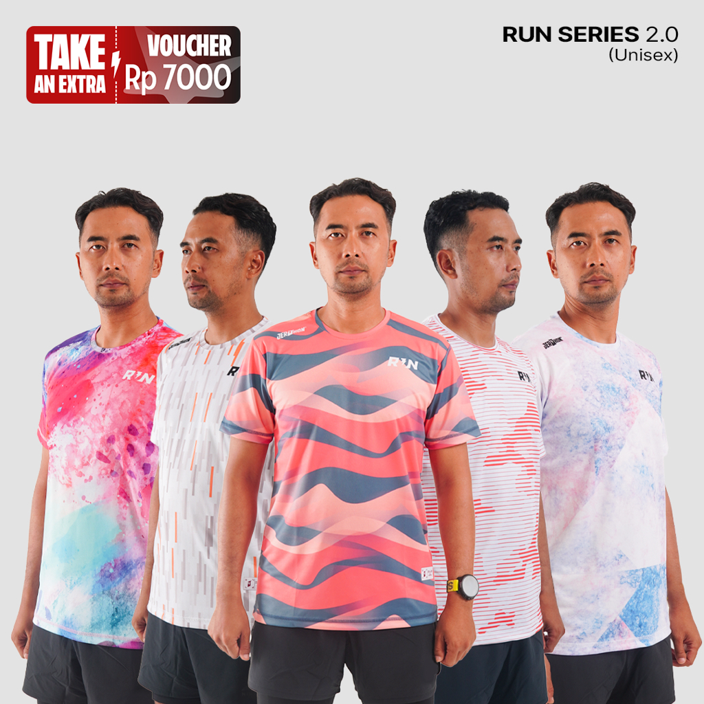Jual JERJHON JERSEY LARI UNISEX - RUN SERIES FUN FLOW 2.0 | Shopee ...