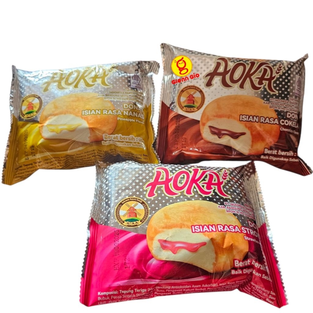 Jual Roti Donat isi Selai Aoka | Shopee Indonesia