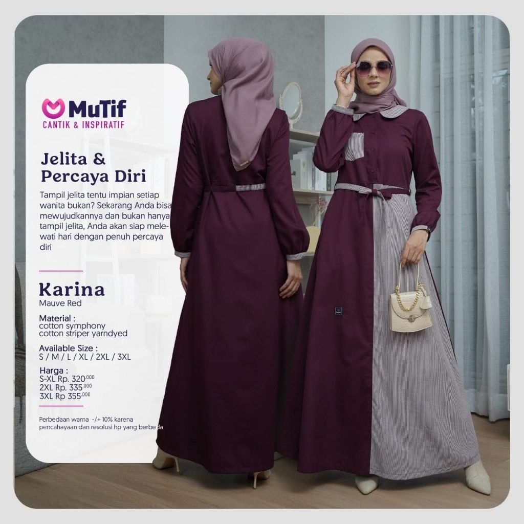 Jual Karina Maroon by mutif | Shopee Indonesia