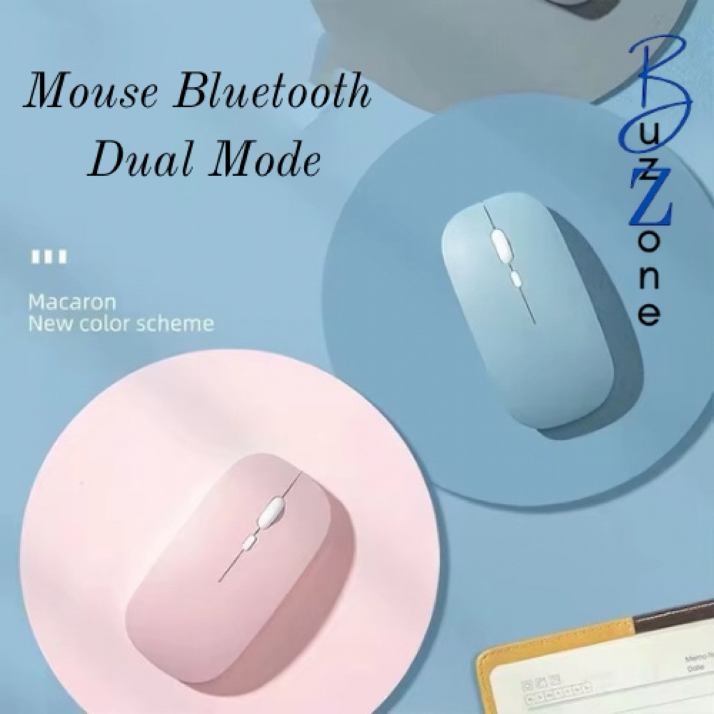 Jual Bluetooth Mouse Wireless Optical Portable Rechargeable USB Mouse ...