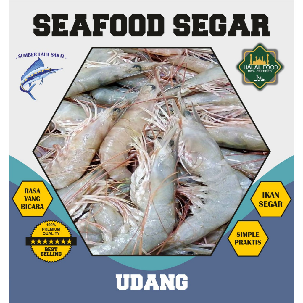 Jual Udang Vaname Segar Frozen - Fanami Premium 1 Kg | Shopee Indonesia