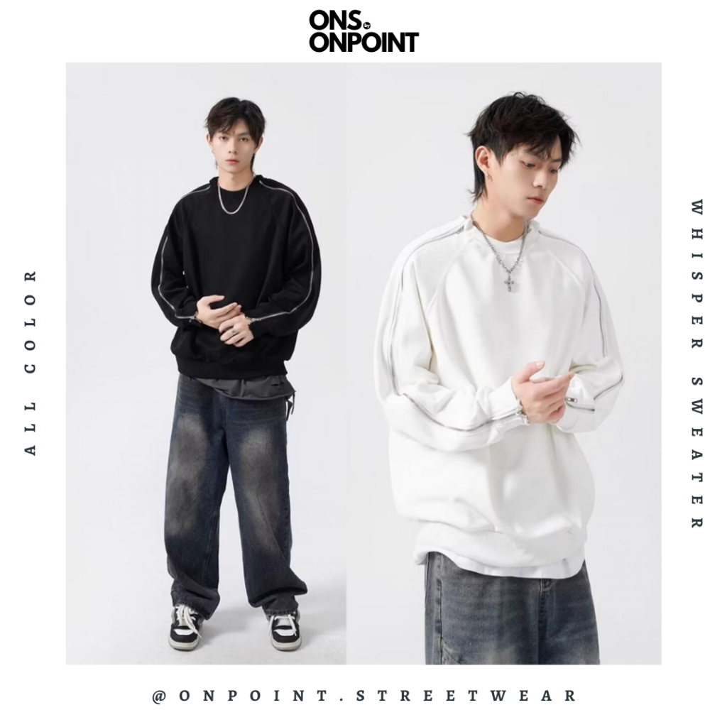 Jual [ONS BY ONPOINT] Whisper Sweatshirt - sweatshirt oversize pria ...