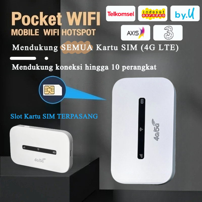 Jual MIFI MODEM WIFI 4G/5G unlock all operator sim card bisa dibawa ...