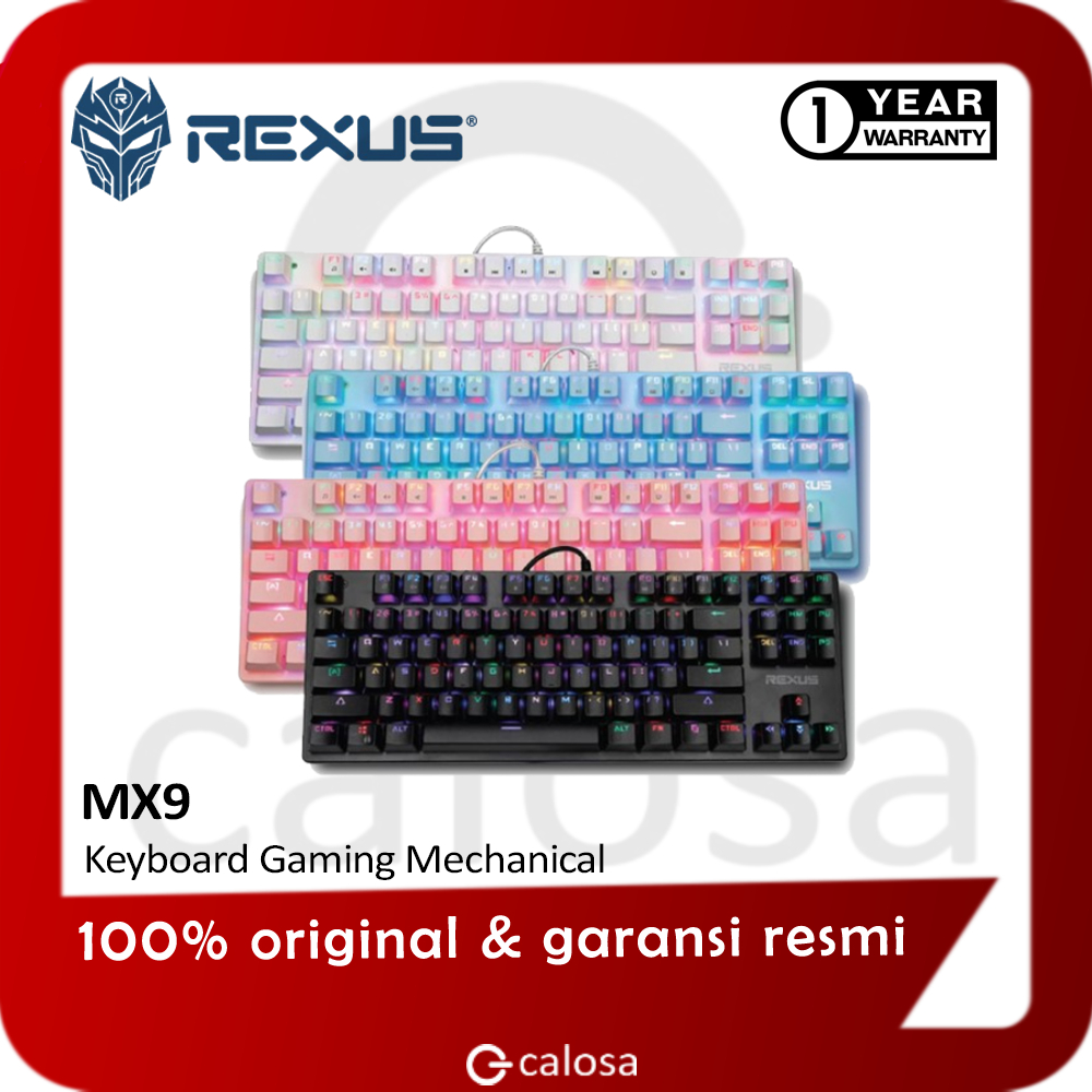 Jual Rexus Legionare MX9 TKL RGB - MX-9 MX 9 Mechanical Gaming Keyboard ...
