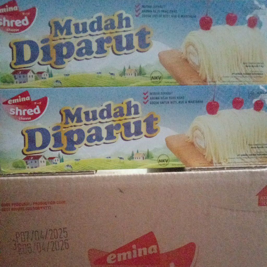 Jual Keju emina shred 2kg premium kemasan terbaru | Shopee Indonesia
