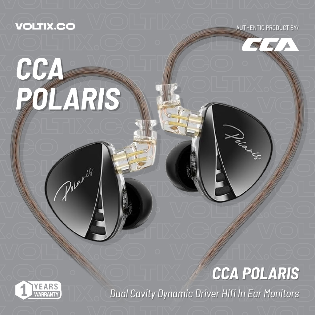 Jual CCA Polaris with MIC In Ear 4 Tuning Switch Single DD Earphone Headset | Shopee Indonesia