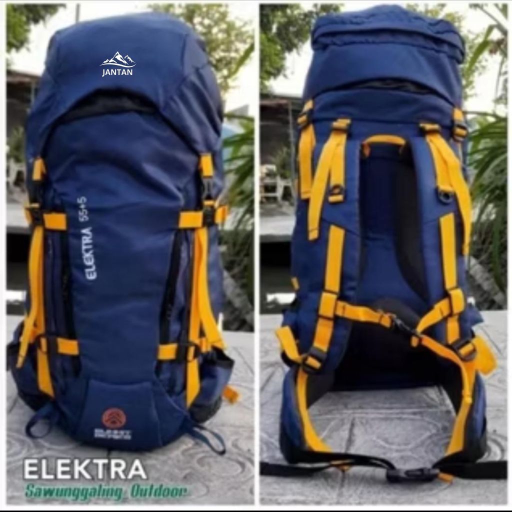 Jual Elzackofficialstore-Tas Gunung 45 Liter electra - Tas carrier keril kerrier - Tas camping ...