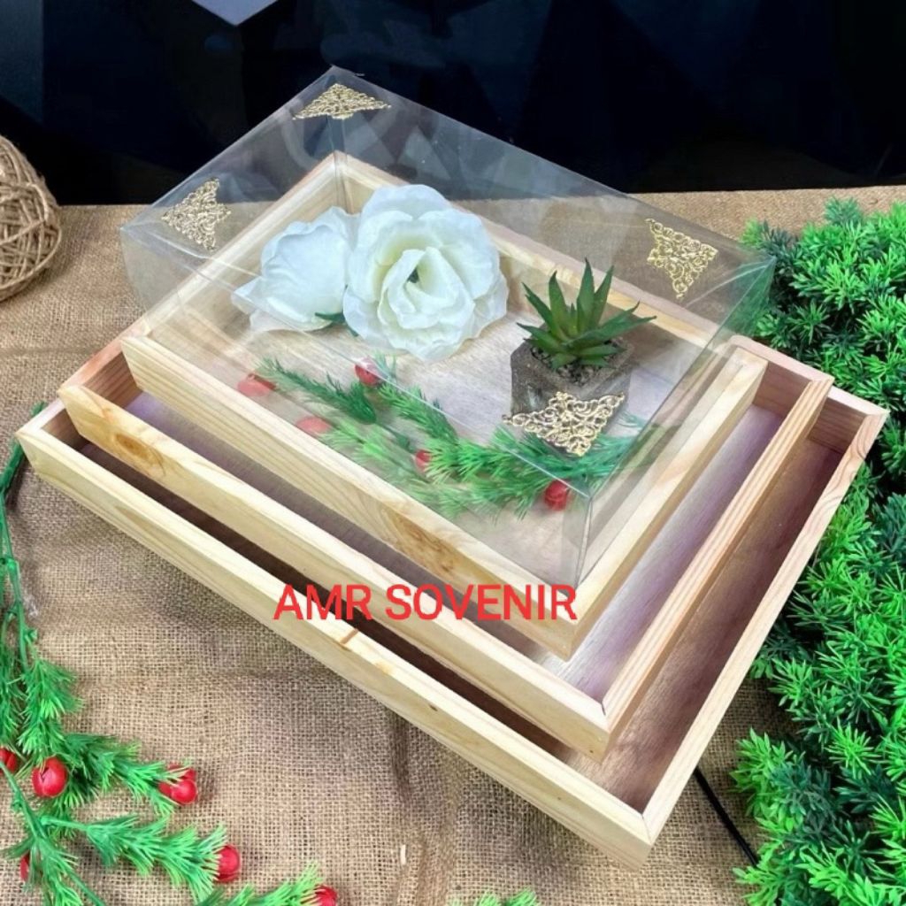 Jual KOTAK HANTARAN PERNIKAHAN KAYU JATI BELANDA 1 SET ISI 4 PCS BOX ...