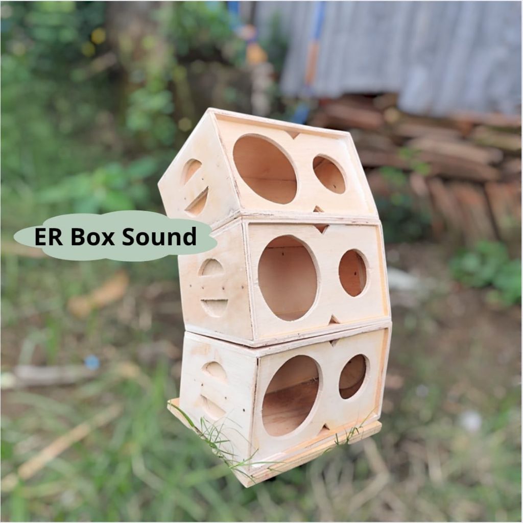 Jual BoX speaker 4 inch line array single plus Tweeter bahan triplek ...