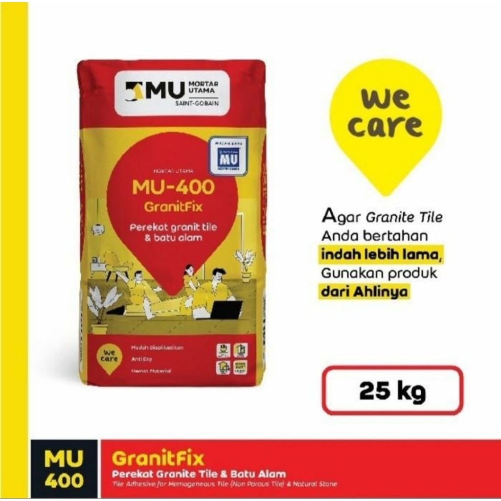 Jual MU 400 Perekat Granit 25kg | Shopee Indonesia