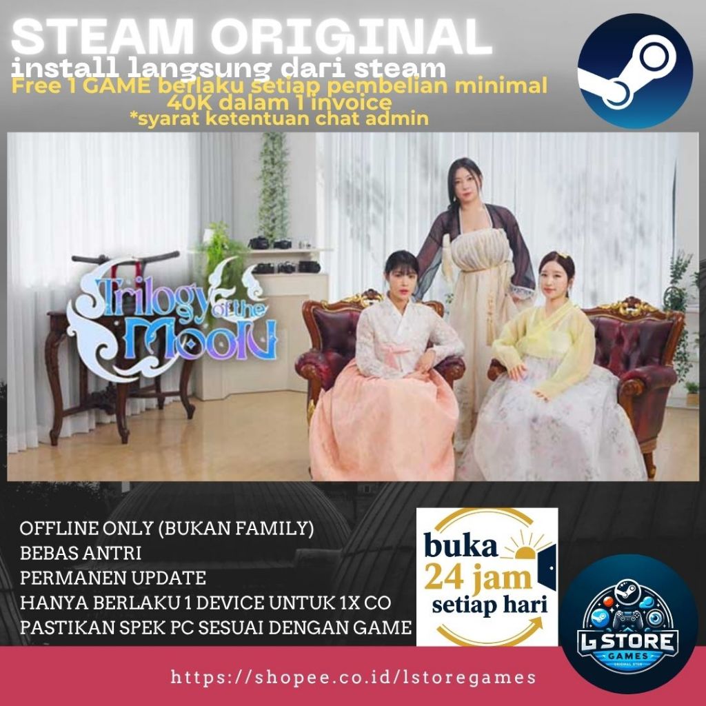 Jual Trilogy of the Moon Game PC Original Offline | Shopee Indonesia