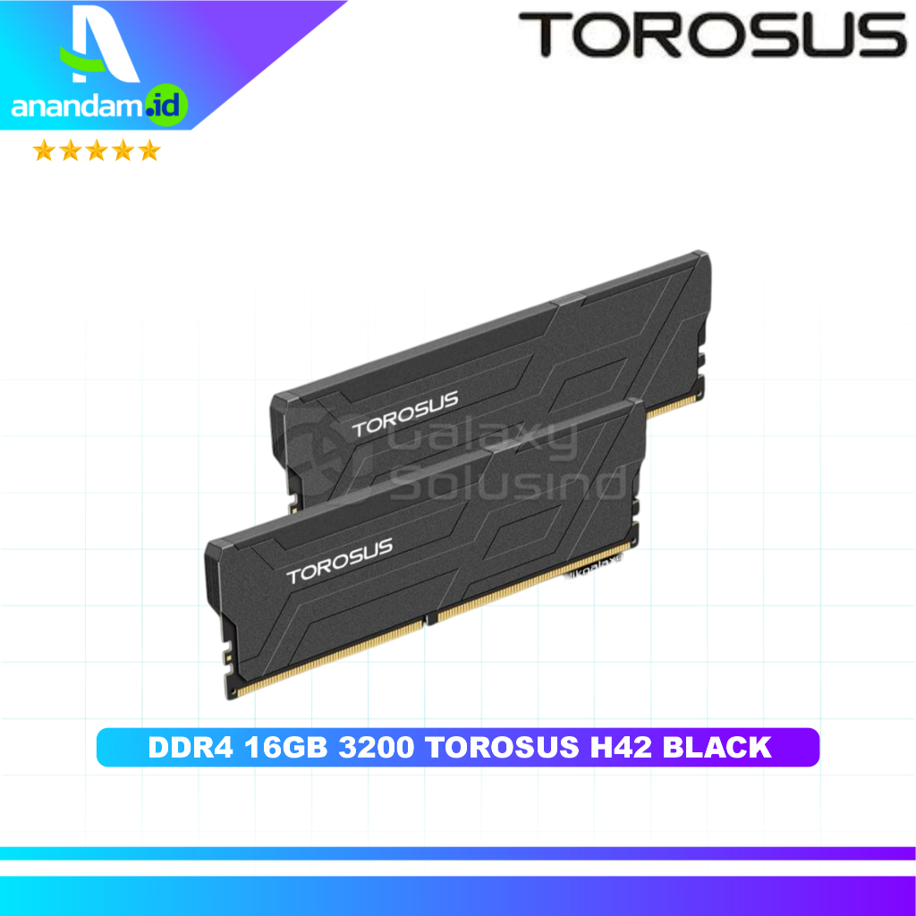 Jual TOROSUS H42 (2x8) 16GB DDR4 Kit 3200MHz LONGDIMM - Black Silver ...