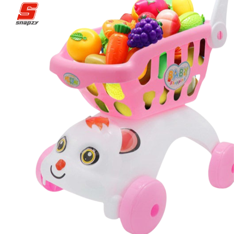 Jual Mainan Anak Troli Belanja Besar Trolley Supermarket Kartun Set ...