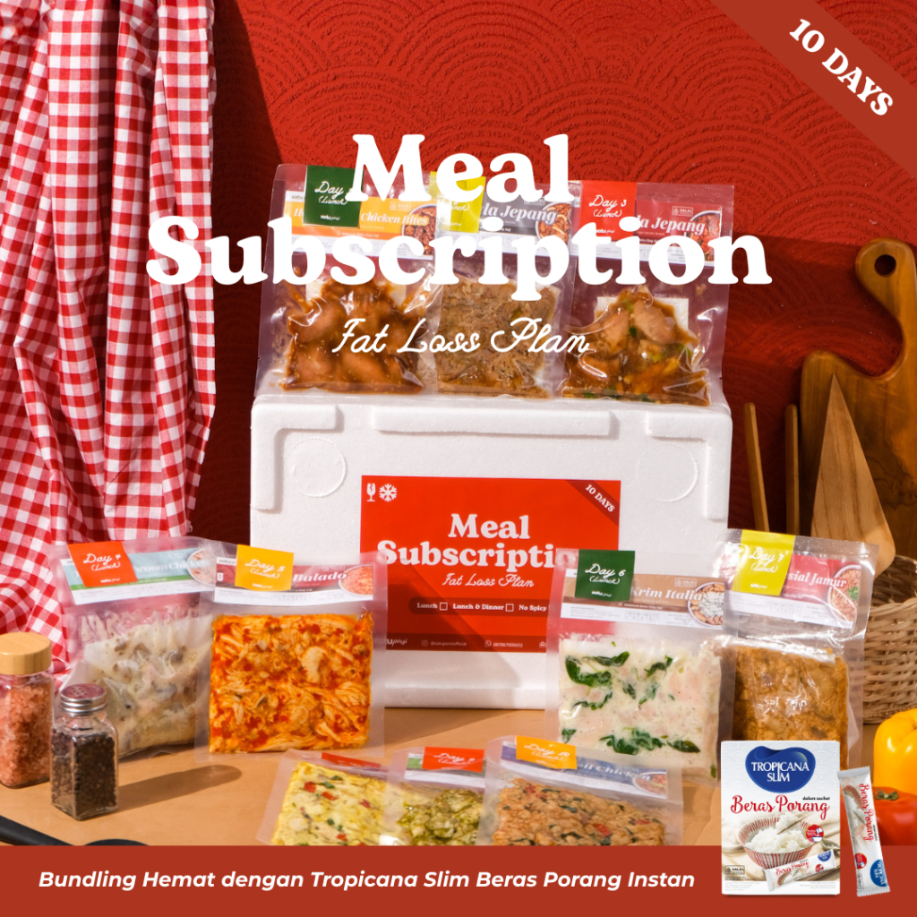 Jual Satu Porsi 10 Days Meal Subscription: Fat Loss Plan | Shopee Indonesia
