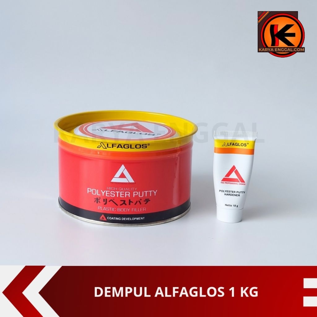 Jual Dempul Alfaglos 1Kg Dempul Mobil Dempul Besi Dempul Plastik Dempul ...