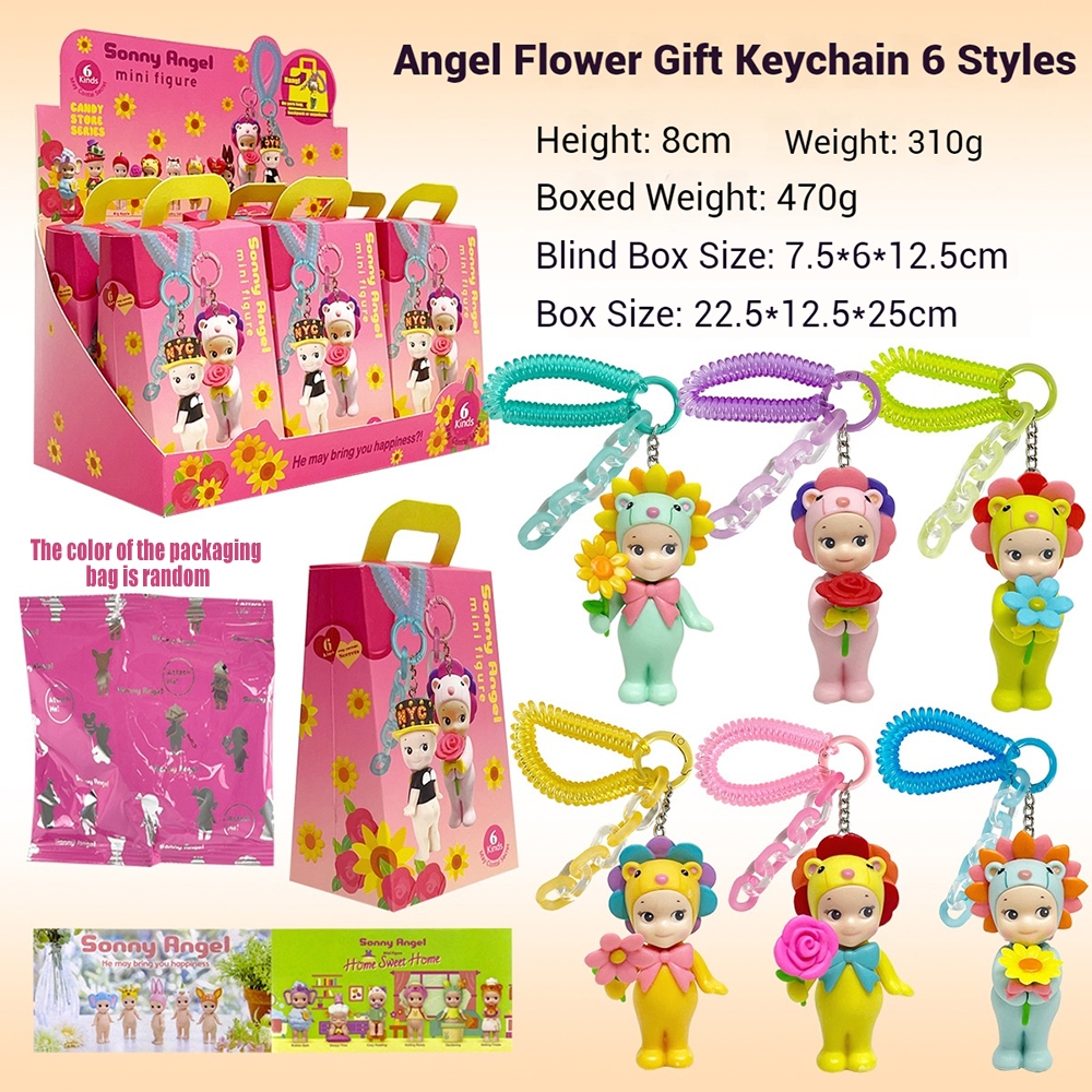 Jual 6PCS/SET Cute Doll Blind Box Adorable Angel Girl Flower Gift Blind ...