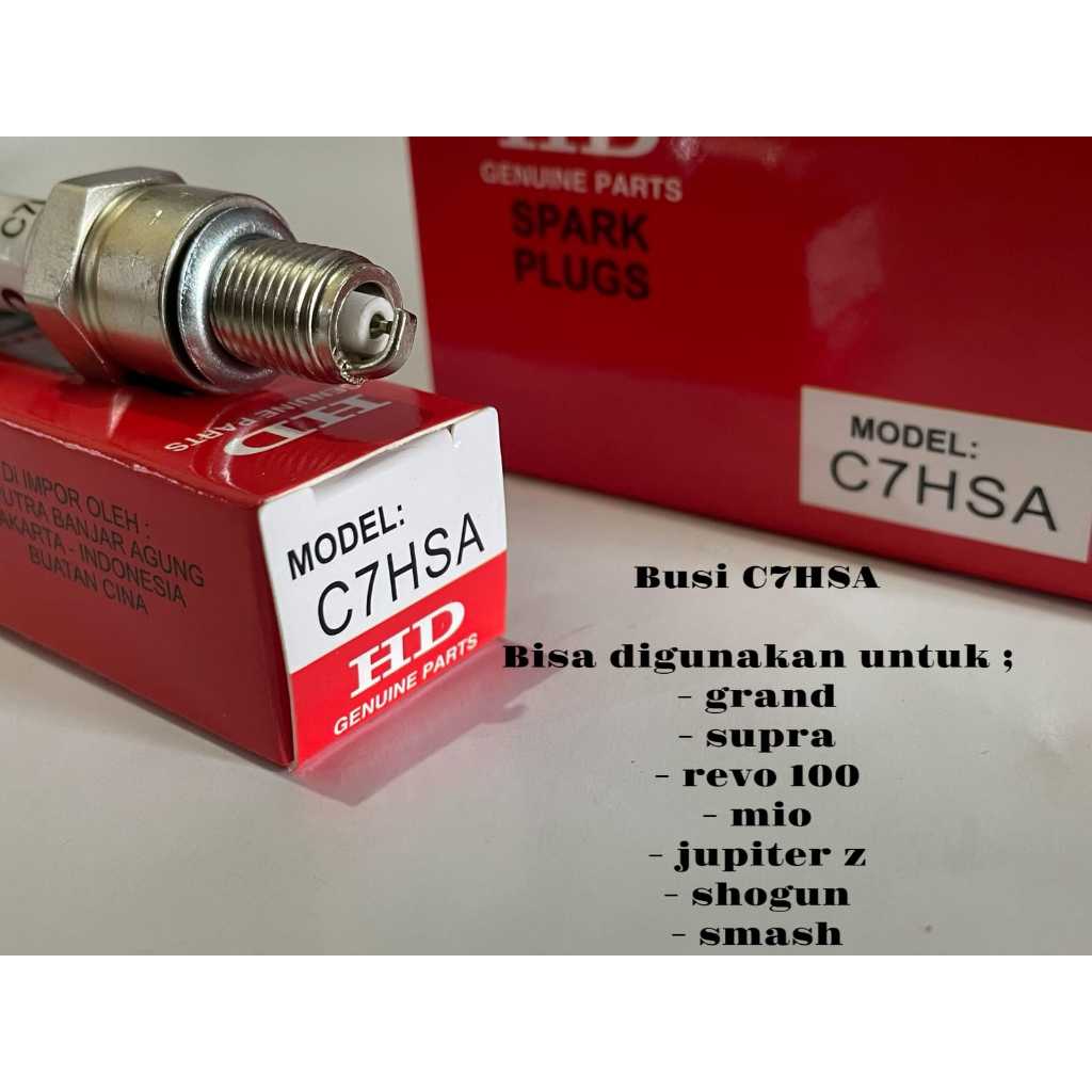 Jual BUSI PENDEK NGK C7HSA BUSI MOTOR HONDA YAMAHA SUZUKI SUPRA GRAND ...