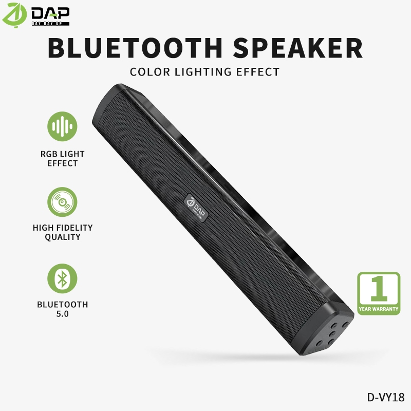 Jual DAP Wireless Speaker Bluetooth 5.0 Subwoofer Stereo RGB LED Light ...