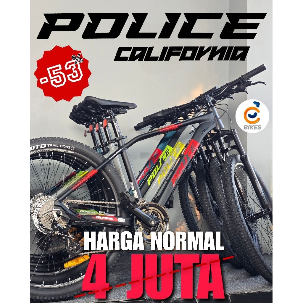 Jual Sepeda Gunung MTB Police California NL by Element 27,5 inch, 3x9 ...