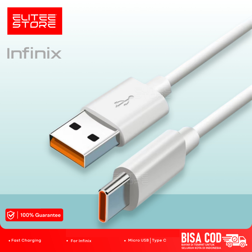 Jual [ ORI ] Kabel Data Infinix Fast Charging Type C & Micro USB ...