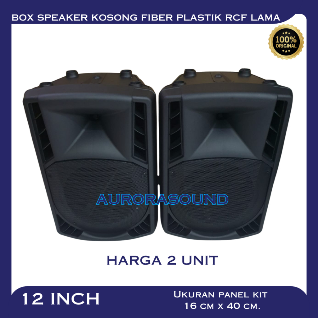 Jual BOX SPEAKER FIBER PLASTIK 12 INCH HARGA 2 BUAH/SEPASANG MODEL RCF ...