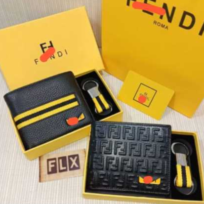 Jual Dompet monster pria set with keychain + paperbag | Shopee Indonesia