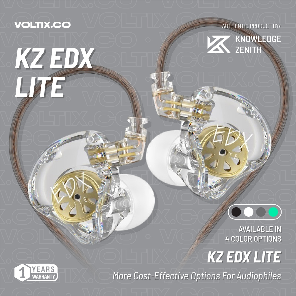 Jual Knowledge Zenith KZ EDX Lite In Ear Earphone Single DD with MIC ...