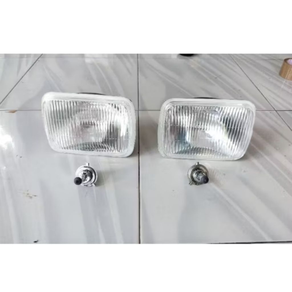 Jual lampu depan Panther kotak sepasang plus bohlam | Shopee Indonesia